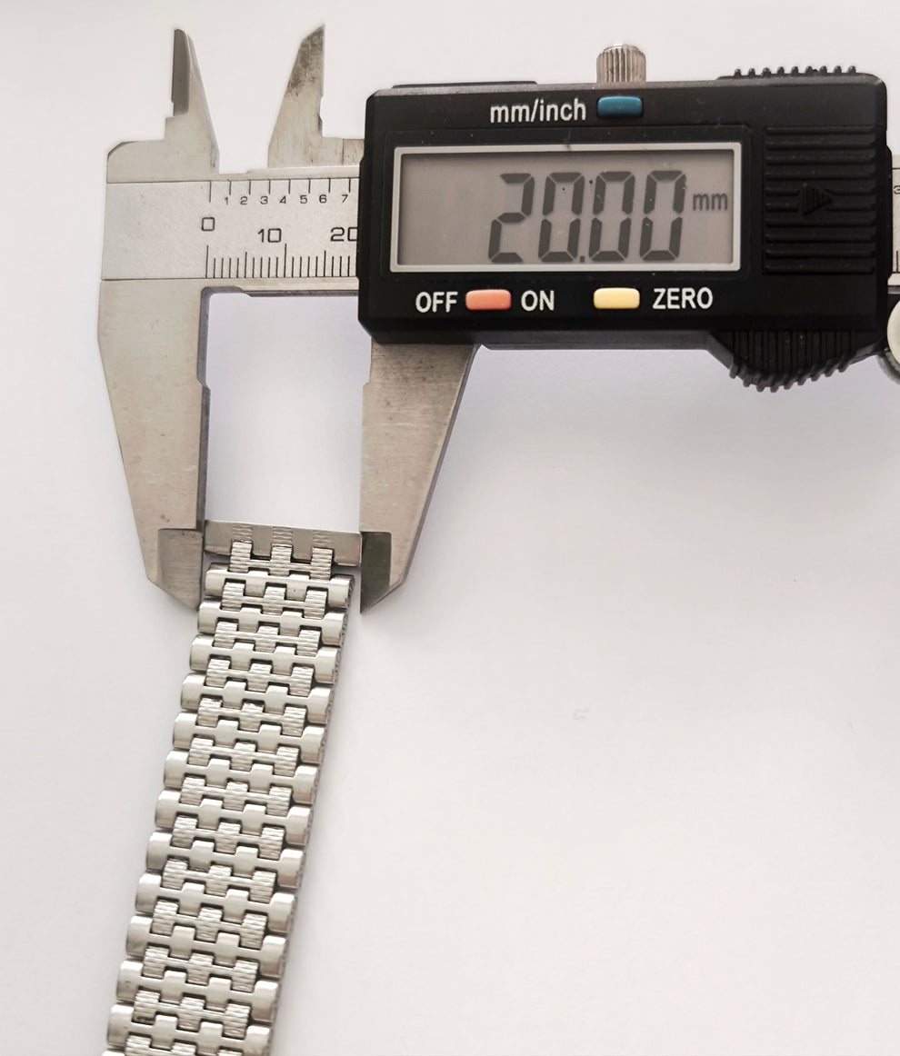 Zenith NSA 20mm Stainless Steel Bracelet 19.8cm Vintage Swiss Made ...